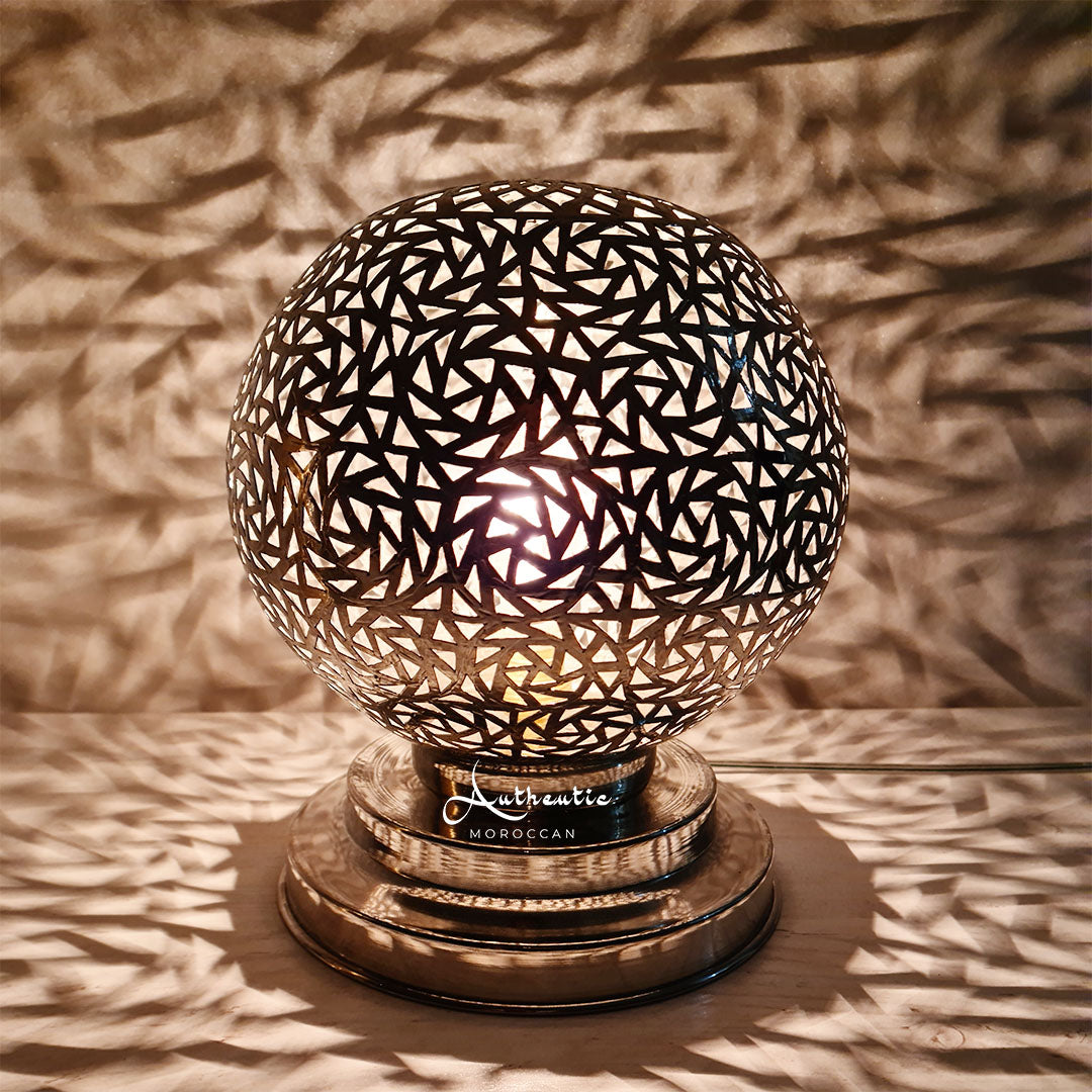Moroccan Table Lamp, The Ball – Authentic Moroccan Ltd