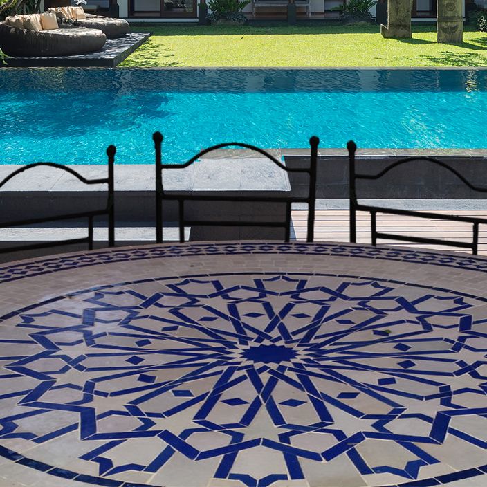Moroccan Mosaic Tables | Outdoor Tables For Sale | Custom Resin Tables ...