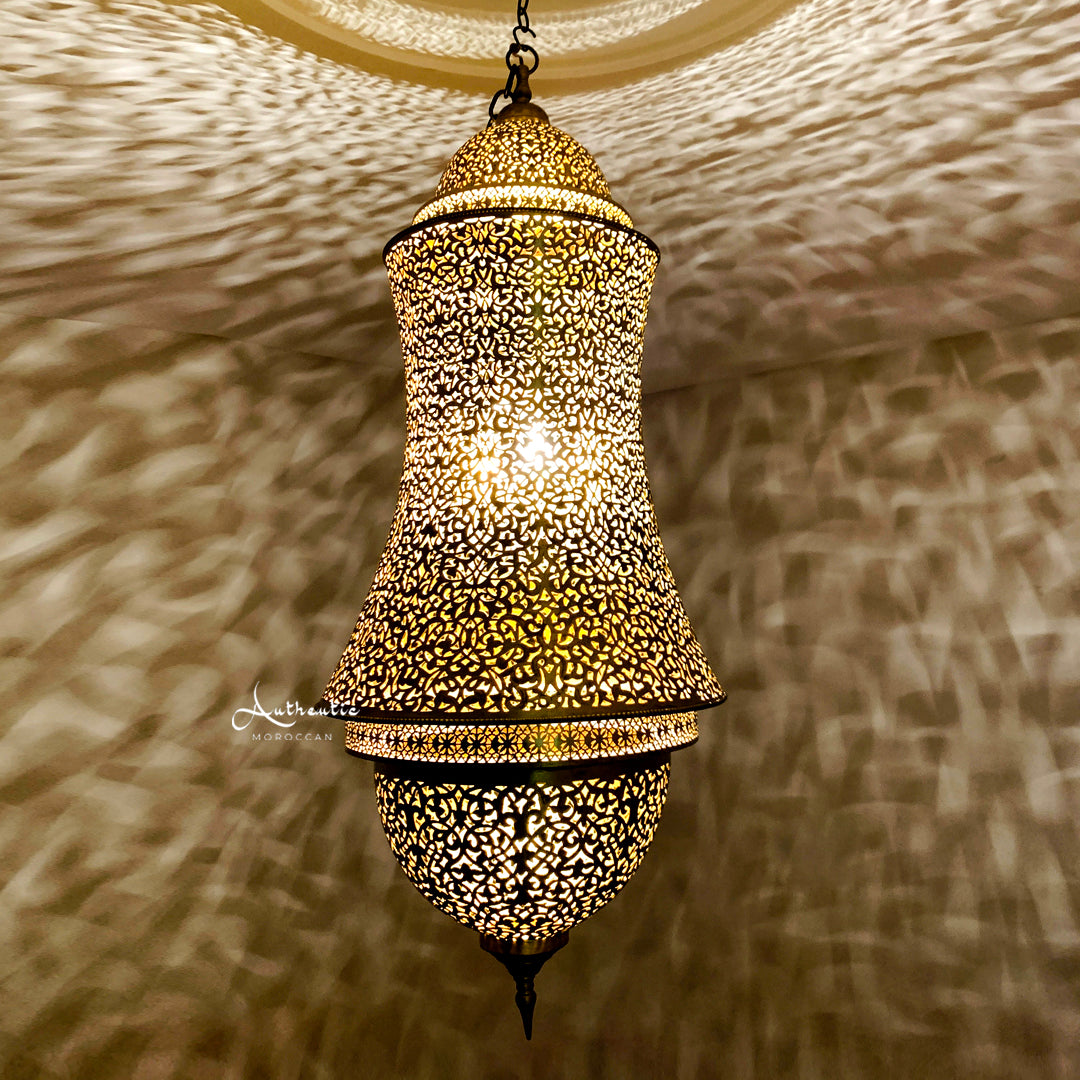 Moroccan Ceiling Light, Mina – Authentic Moroccan Ltd