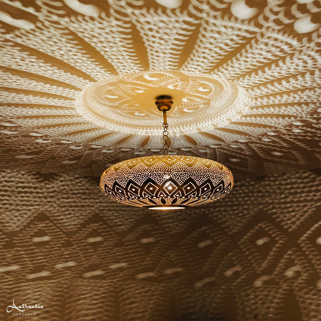 Moroccan Ceiling Light, Nawel – Authentic Moroccan Ltd